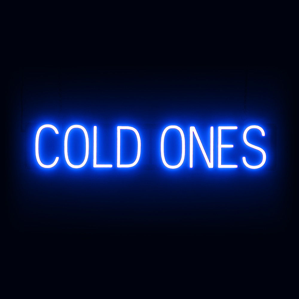 SpellBrite COLD ONES Sign | Neon Cold Ones Sign Look, LED Light | 33.5 ...