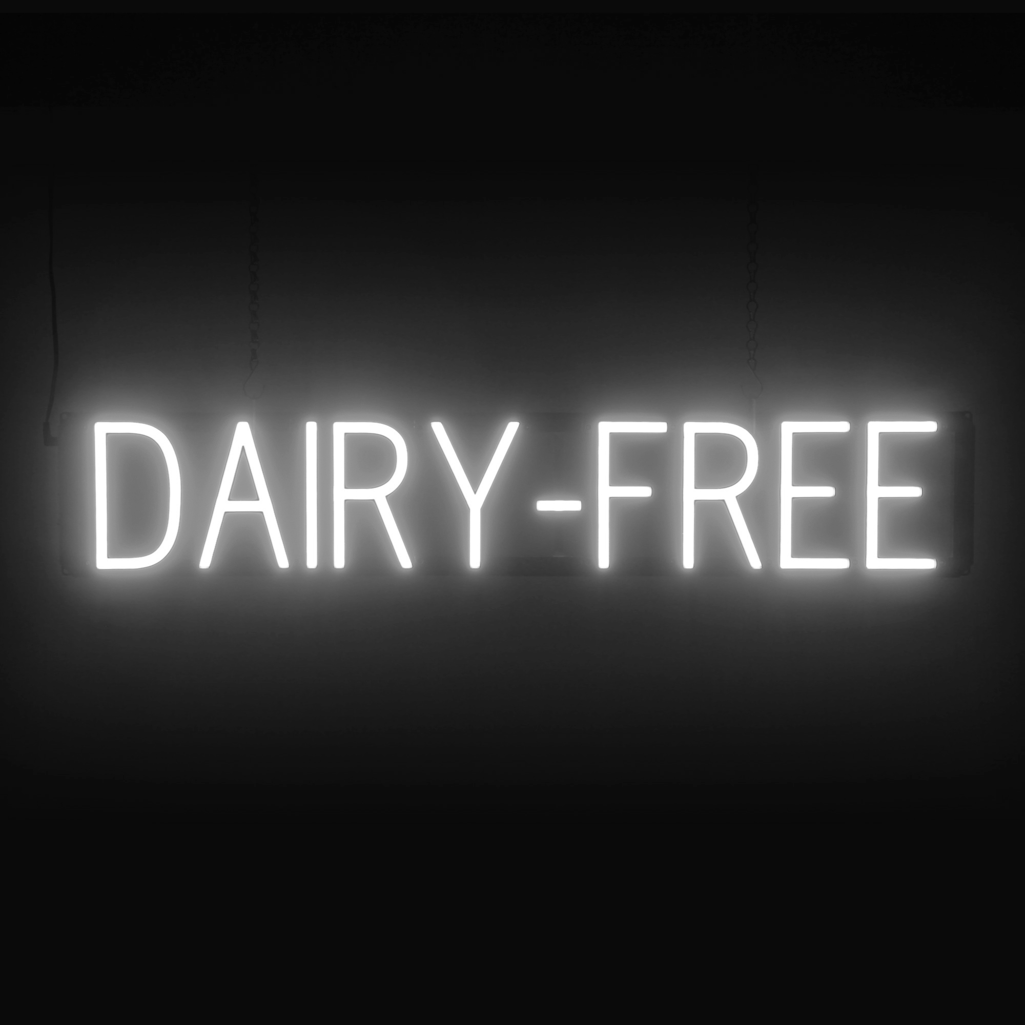 SpellBrite DAIRY-FREE Sign | Neon Dairy-Free Sign Look, LED Light | 34. ...
