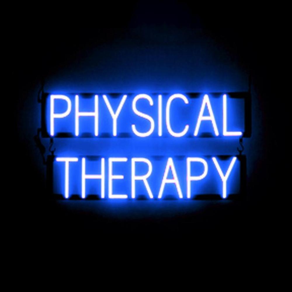 SpellBrite PHYSICAL THERAPY Sign | Neon Sign Look, LED Light | 29.3" x ...