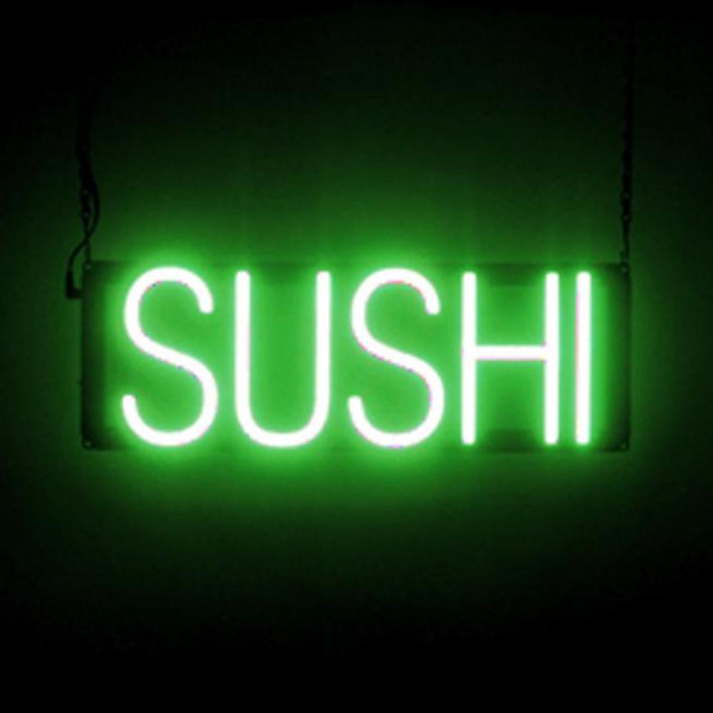 SpellBrite SUSHI Sign | Neon Sushi Sign Look, LED Light | 18.0" x 6.3 ...