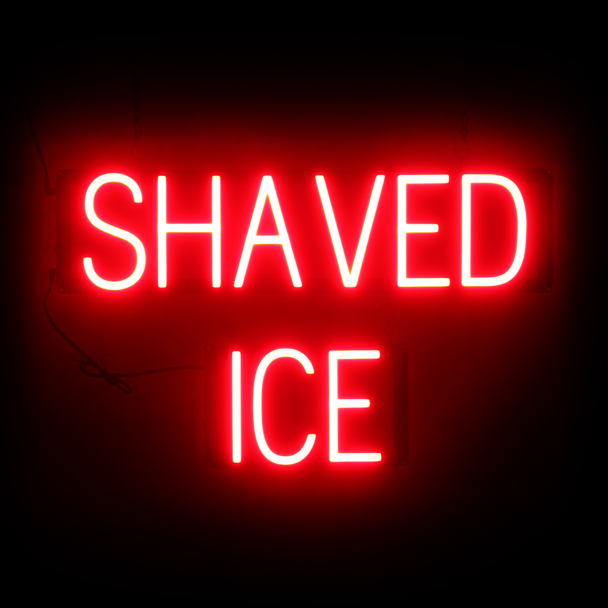 SpellBrite SHAVED ICE Sign | Neon Shaved Ice Sign Look, LED Light | 35. ...
