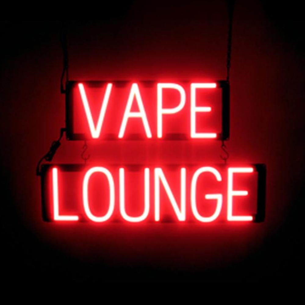 SpellBrite VAPE LOUNGE Sign | Neon Sign Look, LED Light | 23.7" x 15.0" | eBay.de