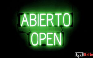 OPEN CRAZY LATE! LED Sign in Red, Neon Look