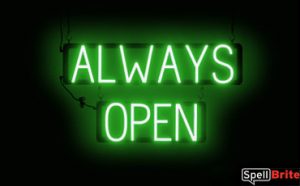 Open Sign, LED-Neon Business Signs with Changeable Letters