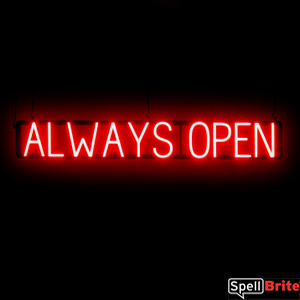 SpellBrite OPEN Signs | Shop LED Signs with the Neon-Look
