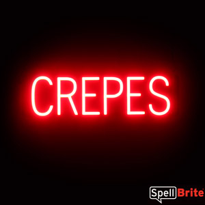Crepes Sign | SpellBrite LED Crepe Signs for Business