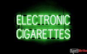 Electronic Cigarettes Sign | Connectable LED Smoke Shop Signs