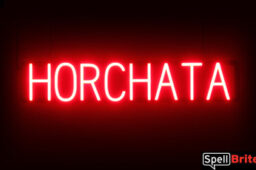 HORCHATA Sign | Neon Sign Look, LED Light Source