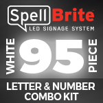 SpellBrite Multi-Character Kits (Letters, Numbers & Symbols)