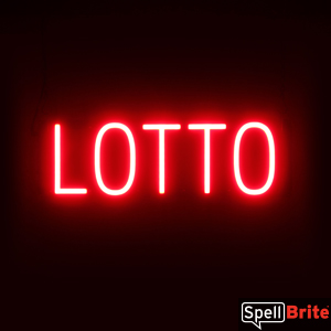 Lotto Sign | SpellBrite Neon LED Lotto Signs For Business