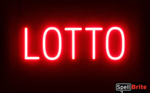 Lotto Sign | SpellBrite Neon LED Lotto Signs For Business