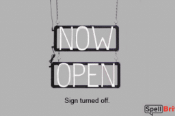 NOW OPEN LED Sign in Red, Neon Look