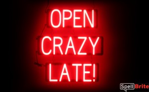 Battery Operated Open Sign | Battery Powered LED Open Signs