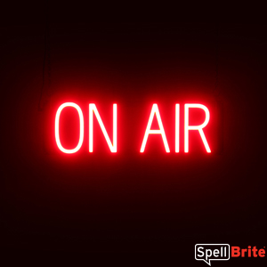 On Air Sign | SpellBrite On Air Signs with Neon Look, LED Light