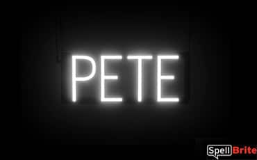 Support Mayor Pete Buttigieg with an Ultra-Bright PETE Sign