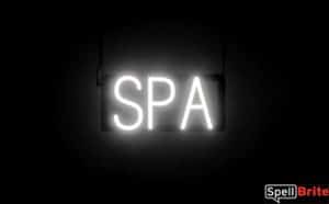 LED Spa Sign | SpellBrite Changeable Spa Signs for Business
