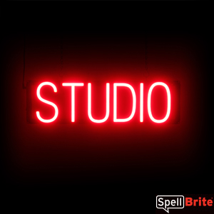 STUDIO Sign | Neon Sign Look, LED Light Source