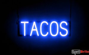 Ultra-Bright LED Tacos Sign, Neon Taco Sign Appearance
