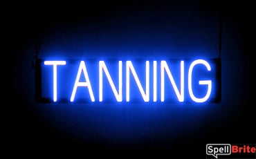 Tanning Sign, Ultra-Bright LED Lights With Neon Look