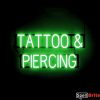 Tattoo & Piercing Signs | Neon LED Piercing Signage