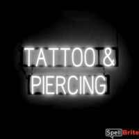 Tattoo & Piercing Signs | Neon LED Piercing Signage
