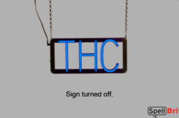 THC Sign | SpellBrite Neon-LED Signs for Smoke Shops