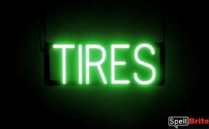 TUNE-UP LED Sign in Blue, Neon Look