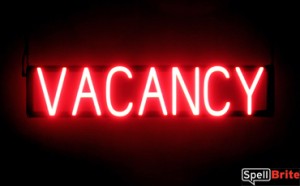 LED Vacancy Sign in 4 Ultra-Bright Colors – LED Neon Signs