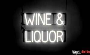Wine & Liquor LED Sign, Neon Alcohol Sign Appearance
