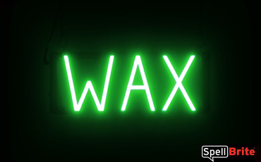WAX Sign | Neon Sign Look, LED Light Source
