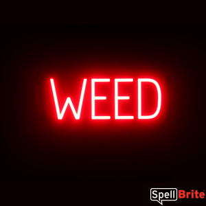 Weed Sign | LED Signs for Smoke Shops with Neon Look