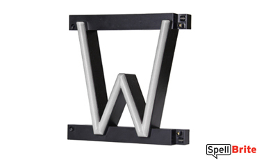 Letter W: White Neon-like LED Letter to Make Custom Signs