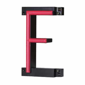 Letter F: Red Neon-like LED Letter to Make Custom Signs