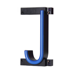 Letter J: Blue Neon-like LED Letter to Make Custom Signs