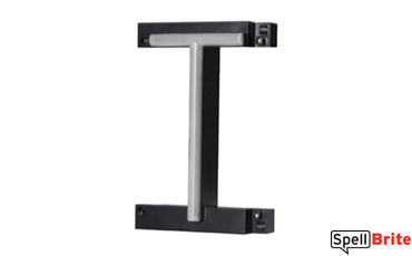 Letter T: White Neon-like LED Letter to Make Custom Signs