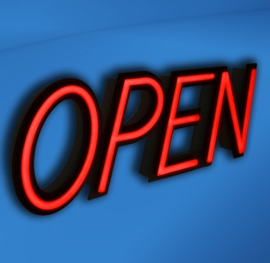 Optiva 20" Ultra Bright LED OPEN Sign - Refurbished